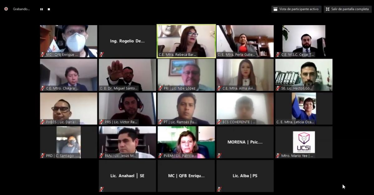 Toman protesta a 3 nuevos consejeros del IEE de BCS